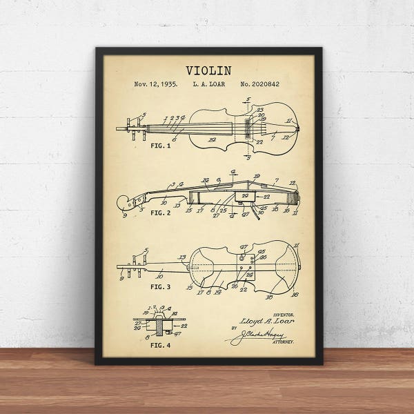 Violin Poster - Etsy