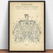 Phoropter Patent Print, Blueprint Art, Optometry Wall Art, Eye Clinic ...