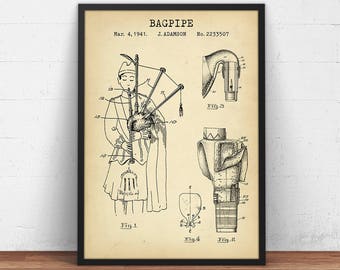 Bagpipe Wall Decor - Etsy