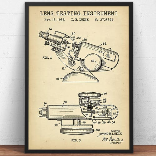 Optometrist Gift Optician Wall Art Optometry Print | Etsy