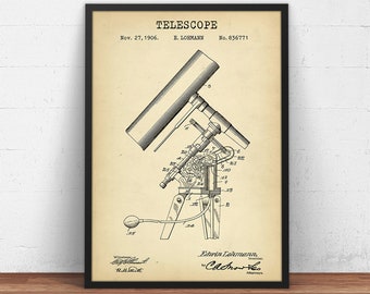 Telescope blueprints | Etsy