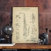 Saxophone Patent Print Musician Gifts Saxophone Blueprint - Etsy