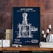 Magic Lantern Patent Artwork, Blueprint Art Vintage Optical Lantern ...