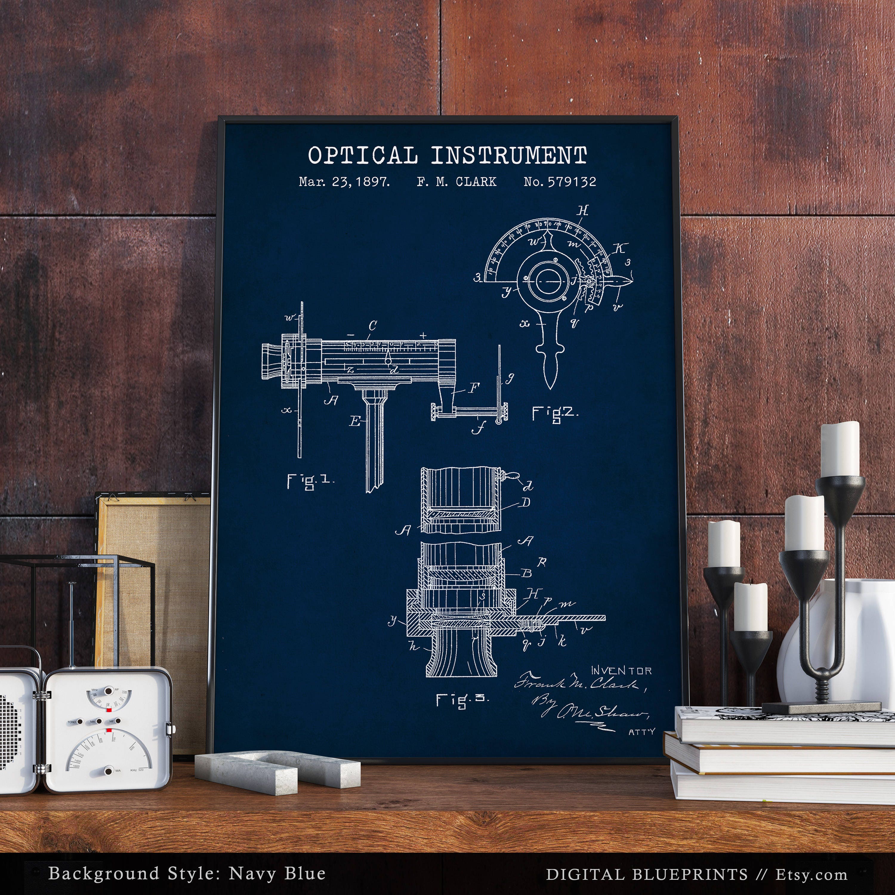 Optical Instrument Patent Print, Eye Clinic Decor, Optician, Optometry ...