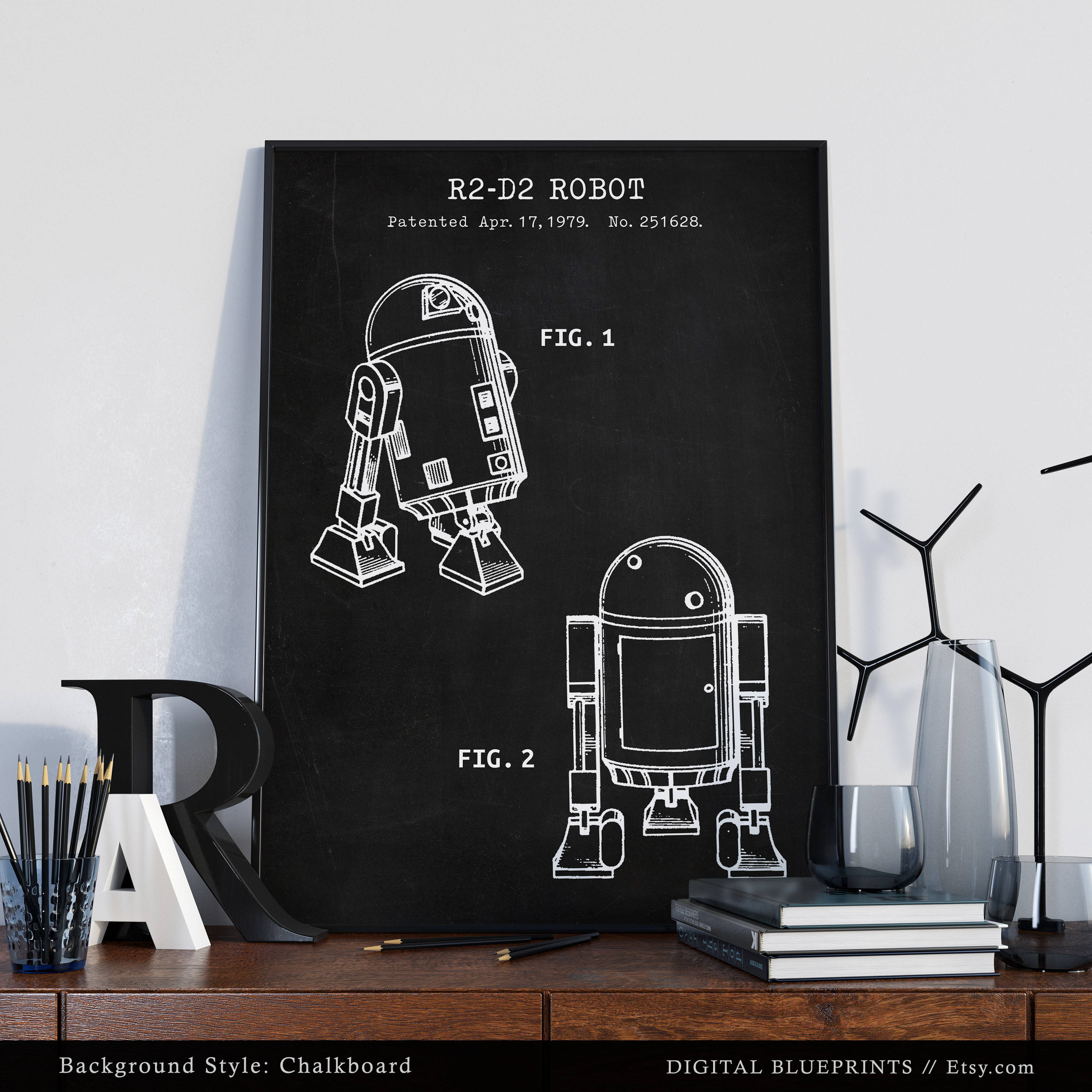 R2D2 Robot Patent Print, Star Wars Prints, R2 D2 Poster Print, R2d2 ...