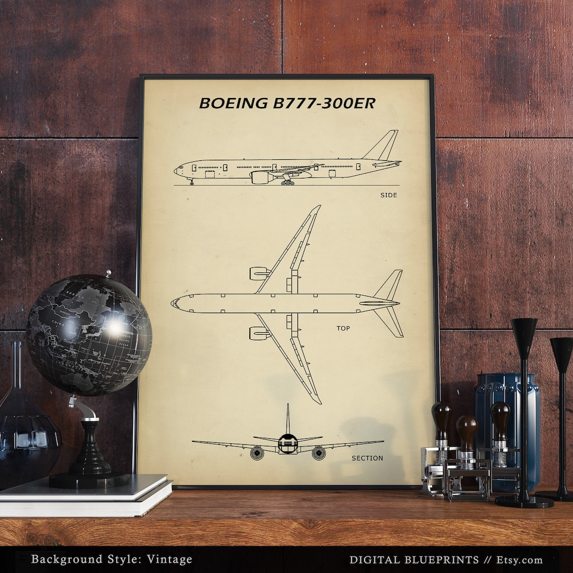 Boeing 777 Patent Print Boeing Plane Blueprint B777 Poster - Etsy