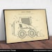 Skid Steer Blueprint, Construction Patents, Earth Mover Prints, Civil ...