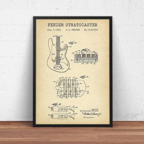 Stratocaster Poster - Etsy