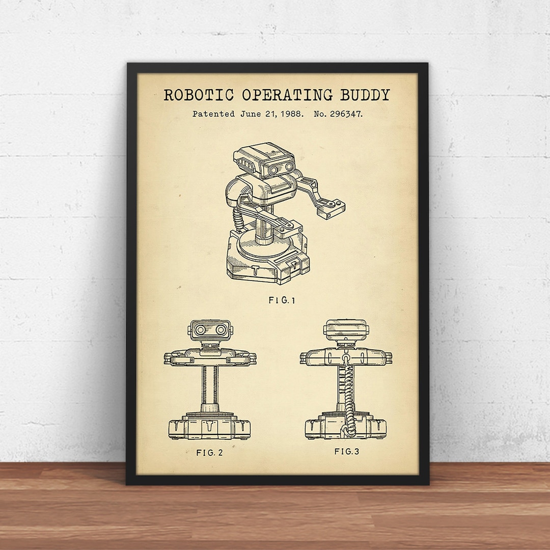 Nintendo ROB Patent Print, Robotic Operating Buddy Blueprint Art, Kids ...