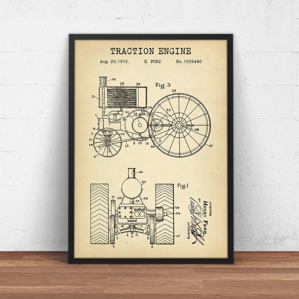 Steam Engine Poster - Etsy