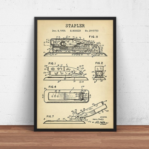 Stapler Art Print