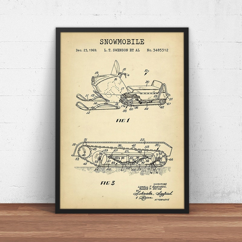 Snowmobile Wall Art - Etsy