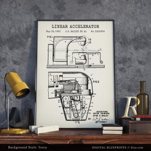 Linear Accelerator LINAC Patent Print, Radiotherapy Device, Medical ...