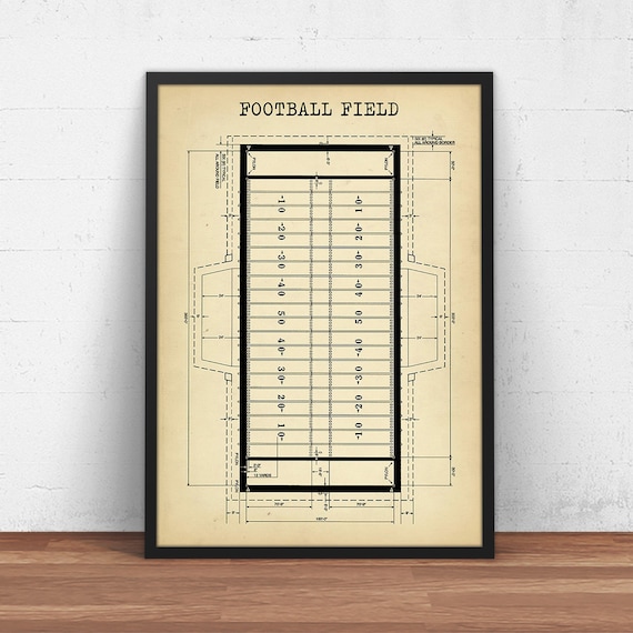 Nfl Football Field Dimensions Diagram