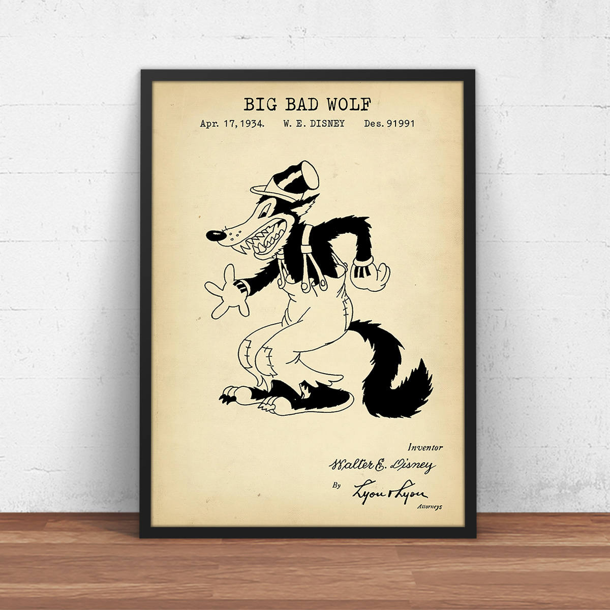 Disney Wolf Cartoon Character