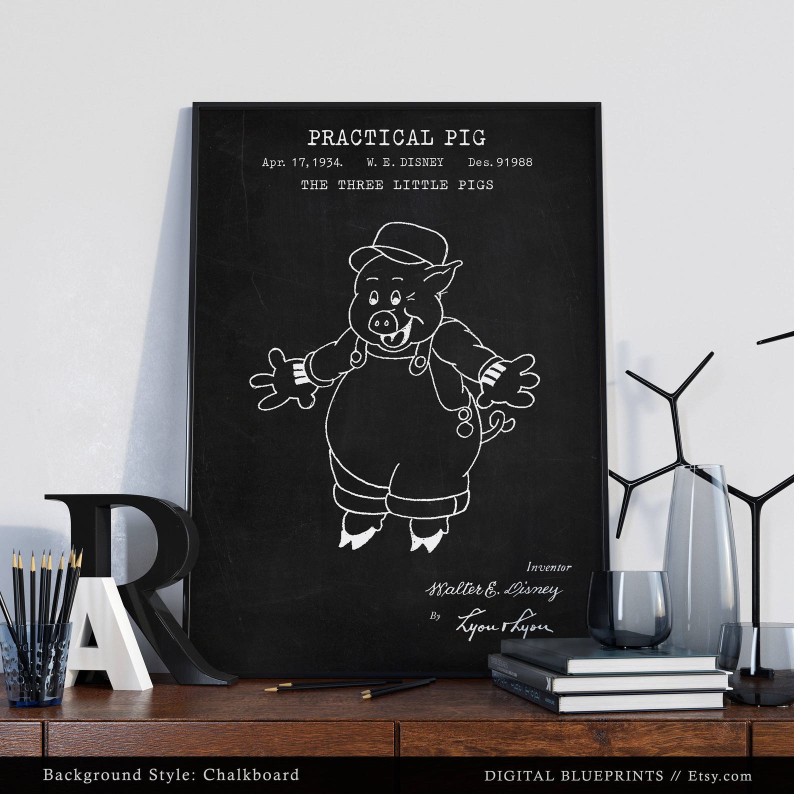 Practical Pig the Three Little Pigs Cartoon Character 1/3 - Etsy