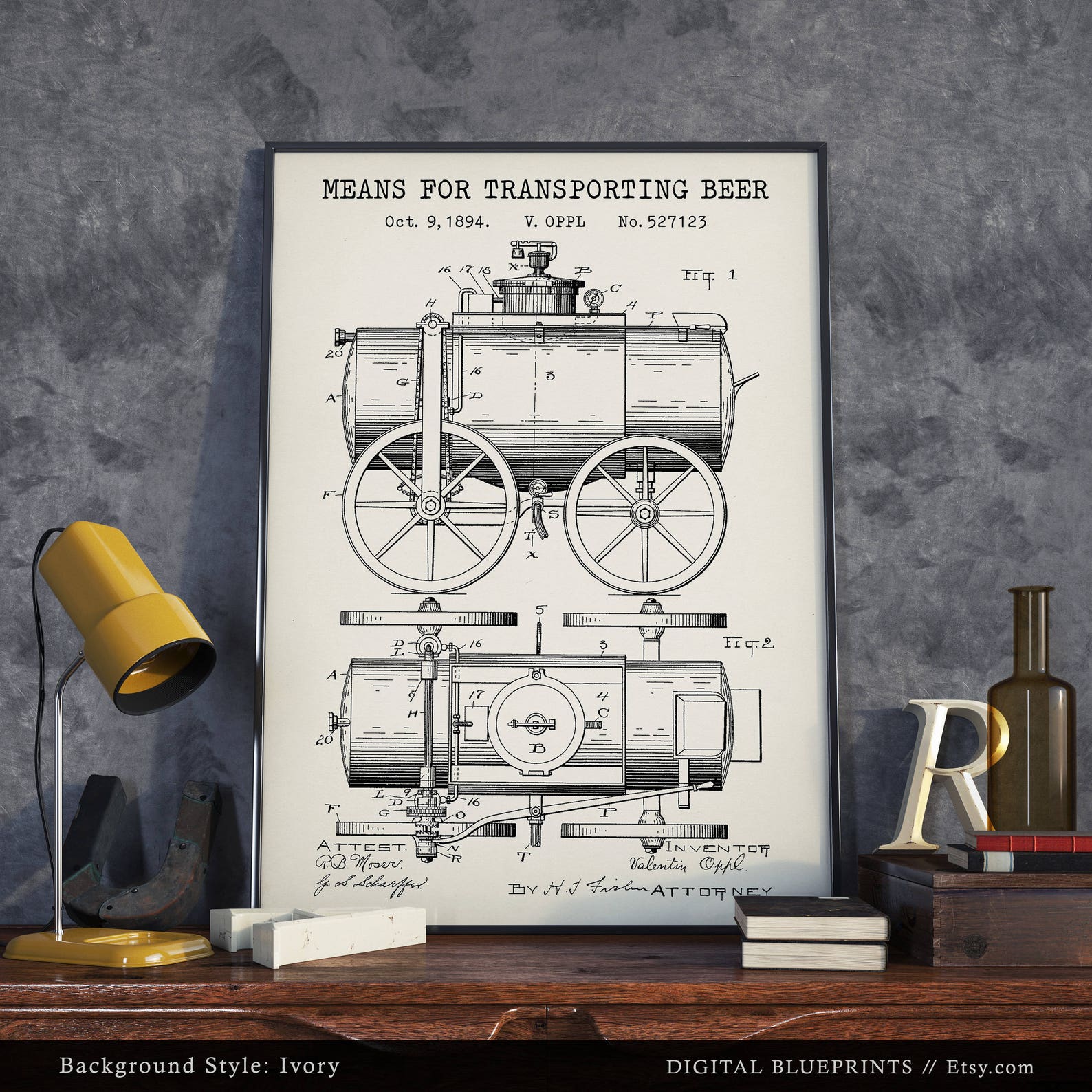 Transporting Beer Patent Print, Old Beer Inventions, Beer Poster Art ...