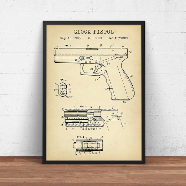 Glock Wall Art - Etsy