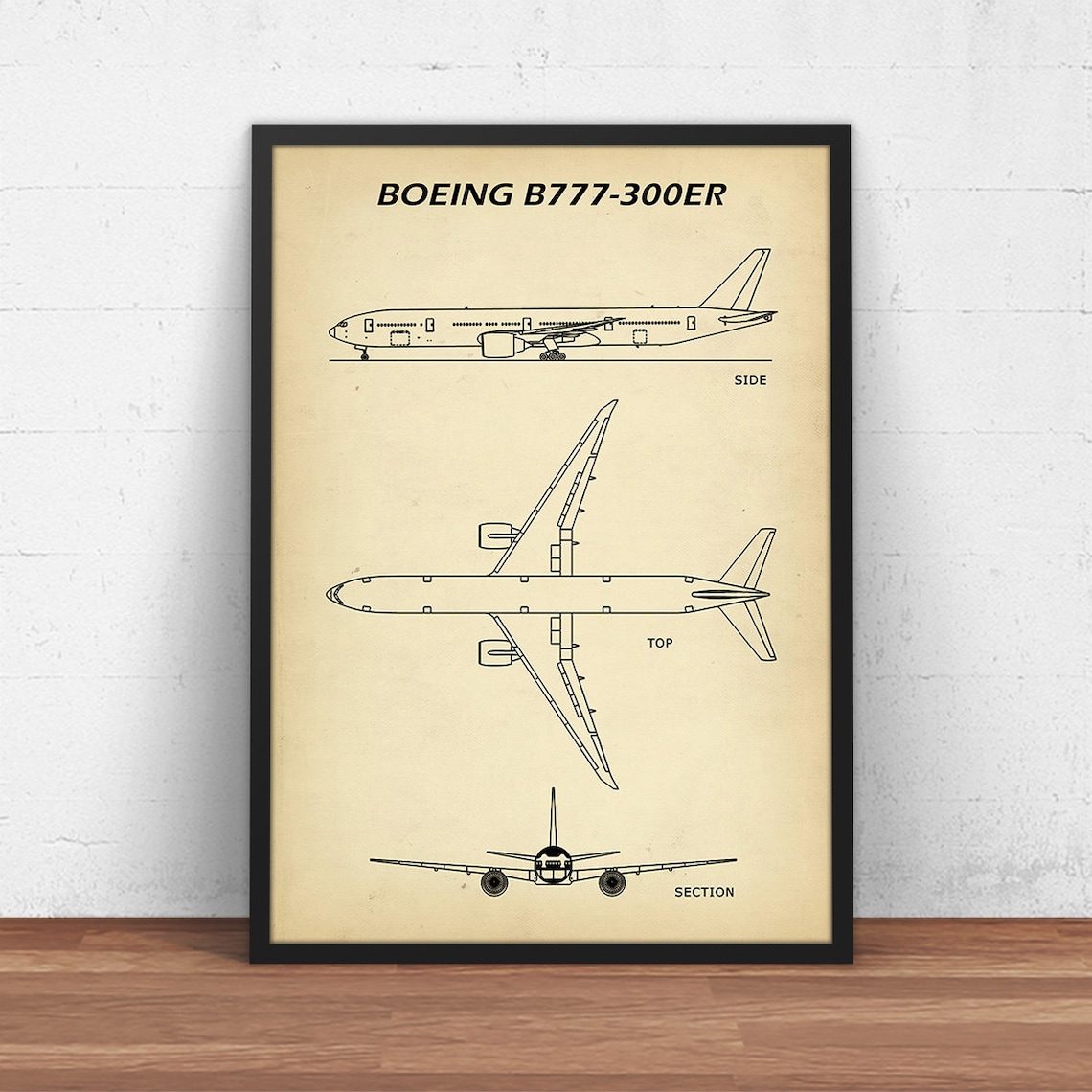 Boeing 777 Patent Print Boeing Plane Blueprint B777 Poster - Etsy