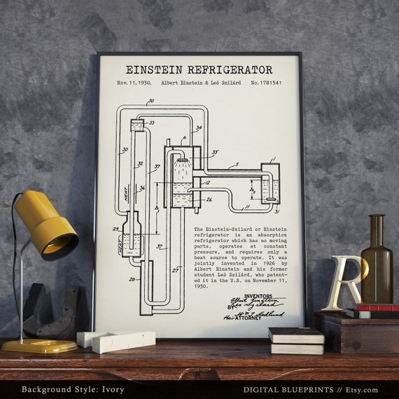 Albert Einstein Inventions Refrigerator