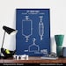 IV Drip Bag Patent Print, IV Bag Blueprint, Doctor Office Decor ...