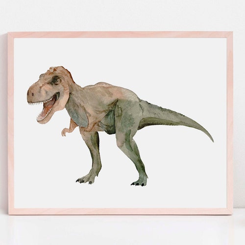 T Rex Tyrannosaurus Rex Dinosaur Art Dinosaur Nursery - Etsy