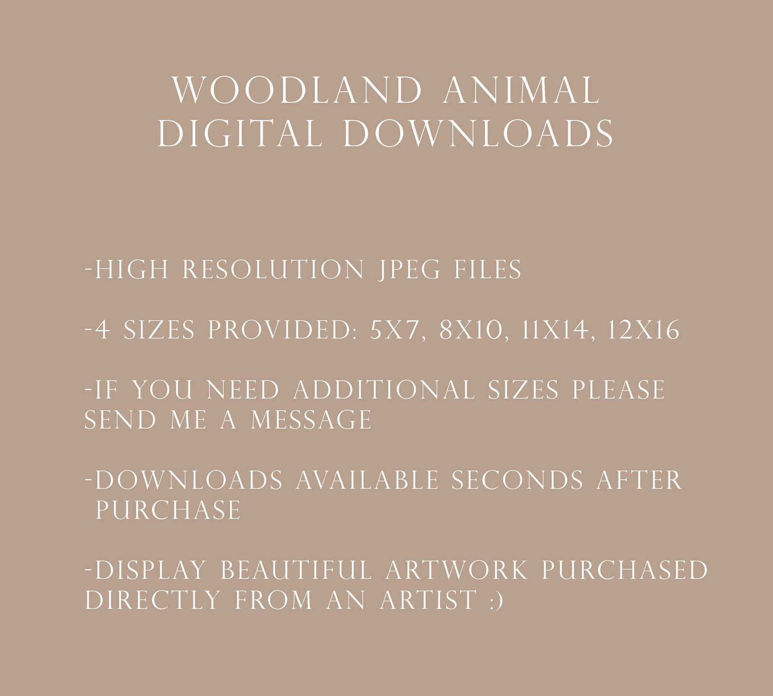 DIGITAL DOWNLOADS Woodland Animal Bundle Nursery Woodland - Etsy