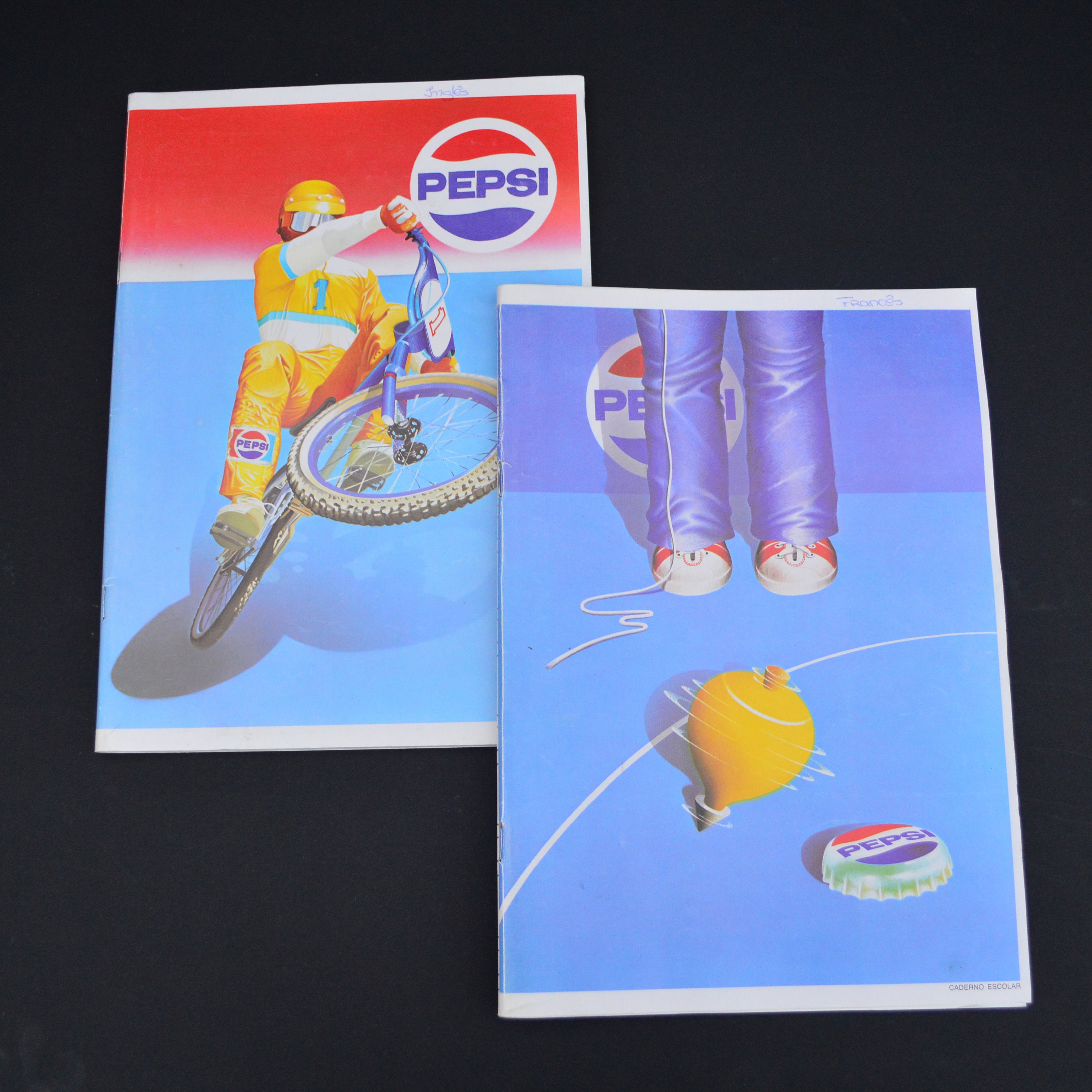 Vintage Retro 80s Pair of Pepsi Notebook writing ruled School | Etsy