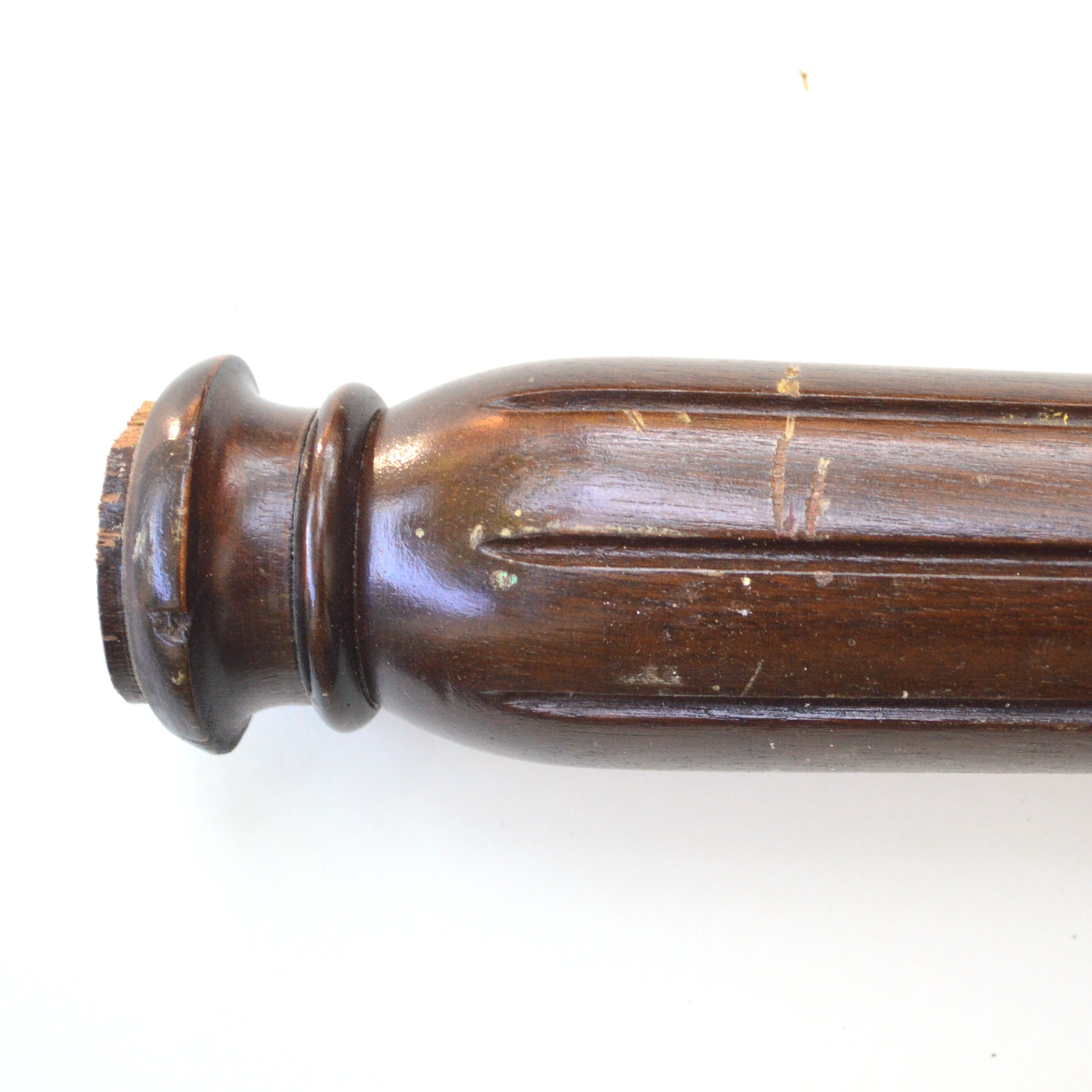 Vintage Antique Wood Pair Furniture Empire Style Salvage Table Leg 25 ...