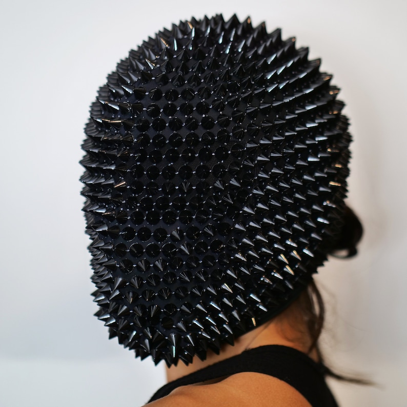 Studded Spikes Full Face Jewel Margiela Mask Halloween EDM | Etsy