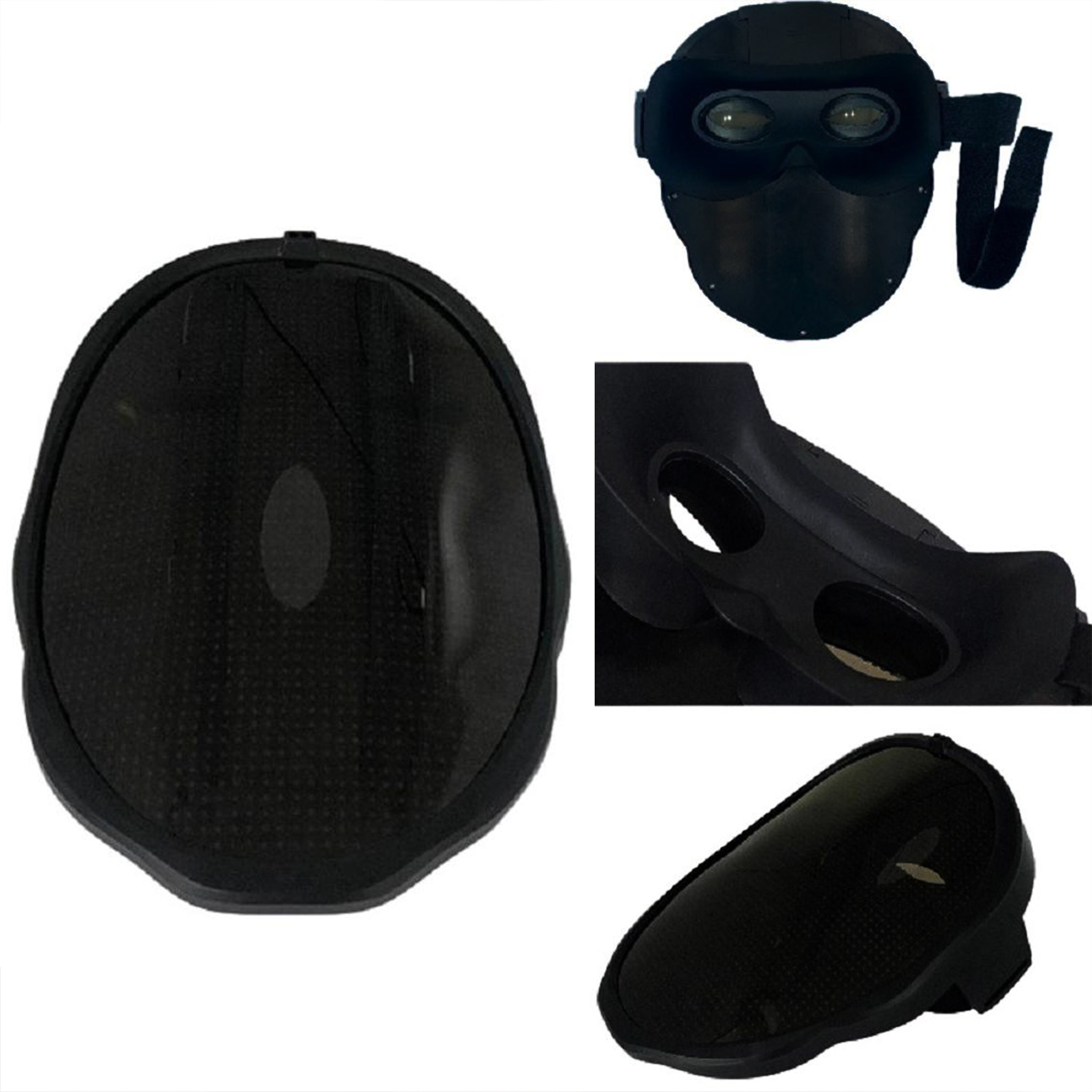 LED Programmable Screen Full Face Mask with App Control | Etsy