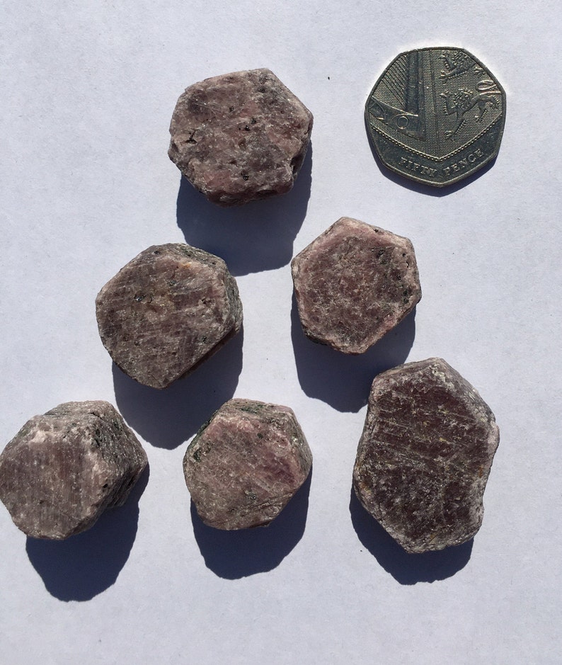 Raw Ruby Hexagon Record Keeper | Etsy