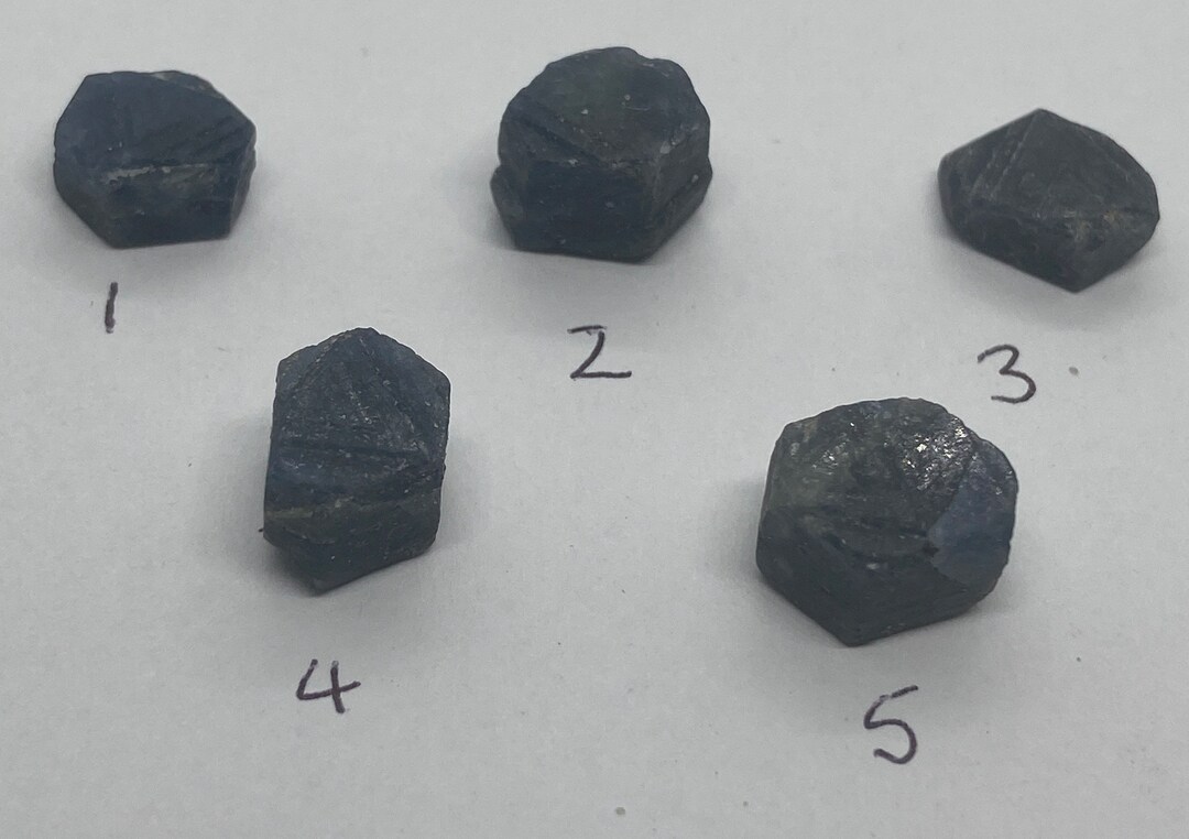 Raw Sapphire Record Keeper Crystals 1.25 -2.50 Grams. Choice of 5. - Etsy
