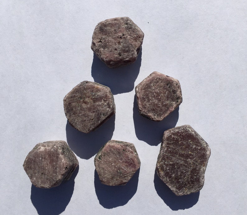 Raw Ruby Hexagon Record Keeper - Etsy