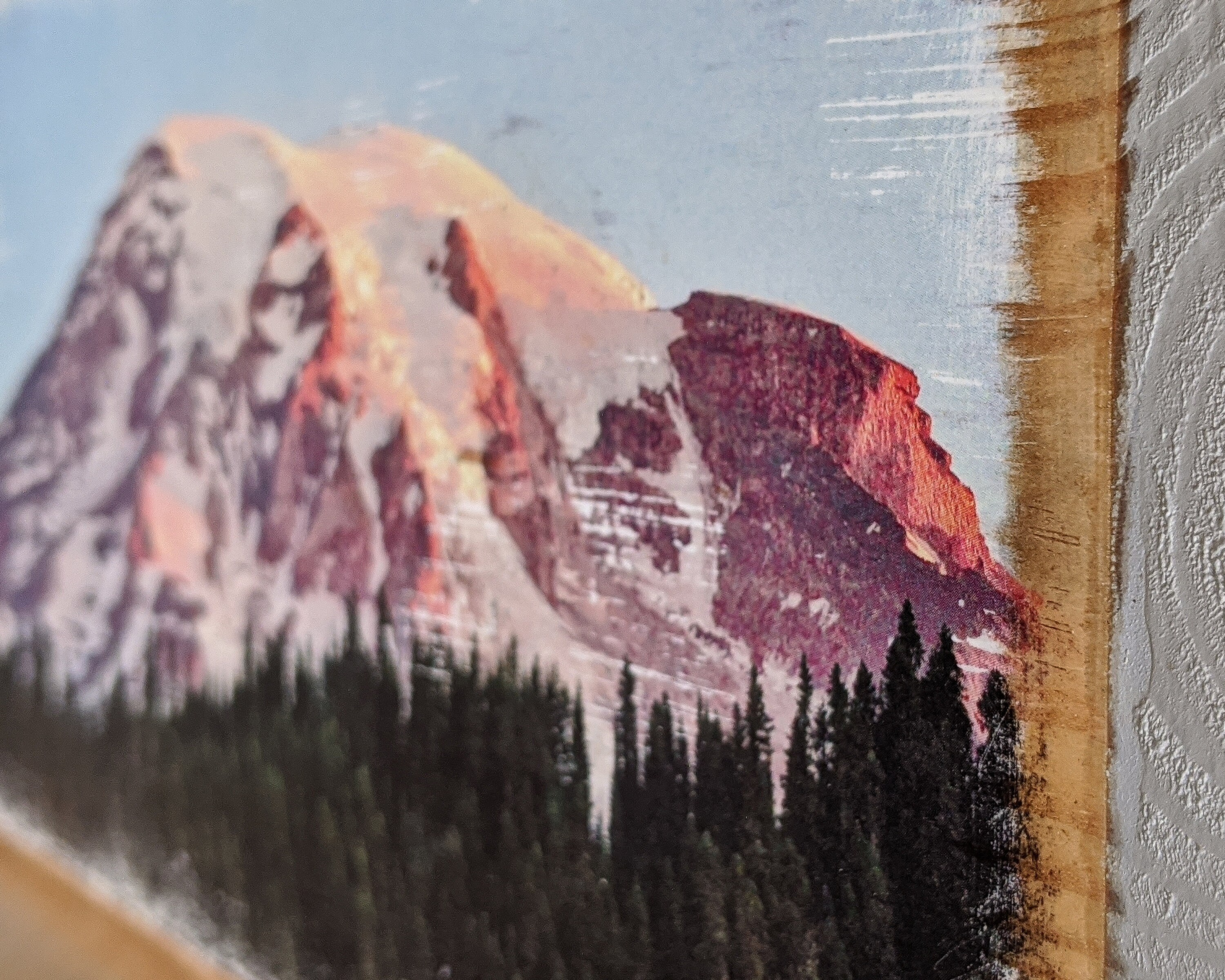 Mt. Rainier National Park, Handmade Wood Photo, Shelf Decor - Etsy