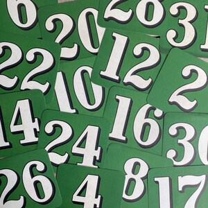 Number Cards - Etsy