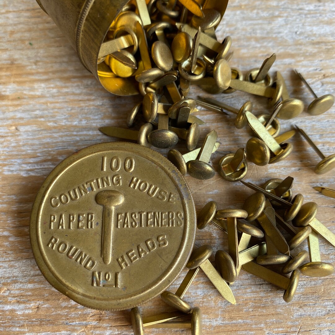 Brass Paper Fasteners - Etsy