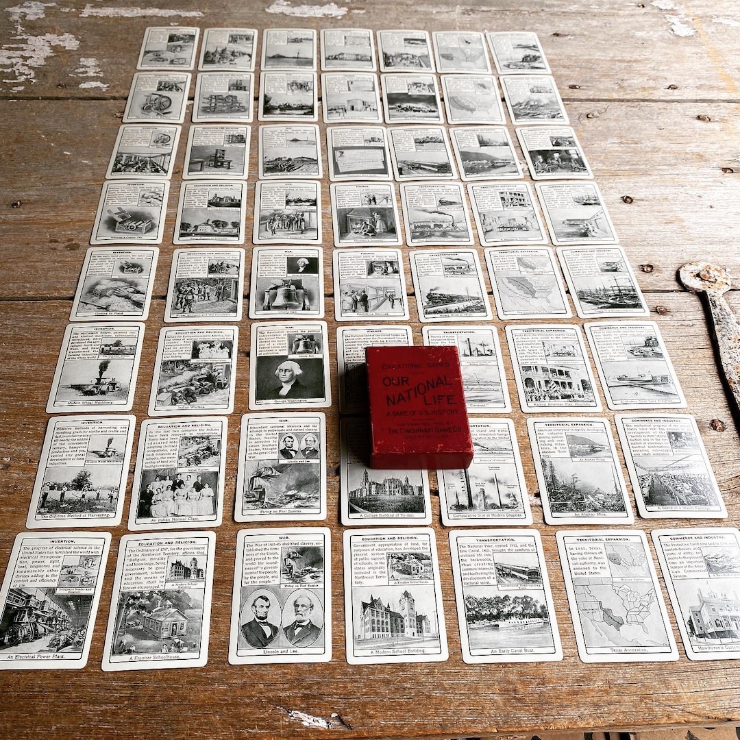 Our National Life Card Game - Etsy