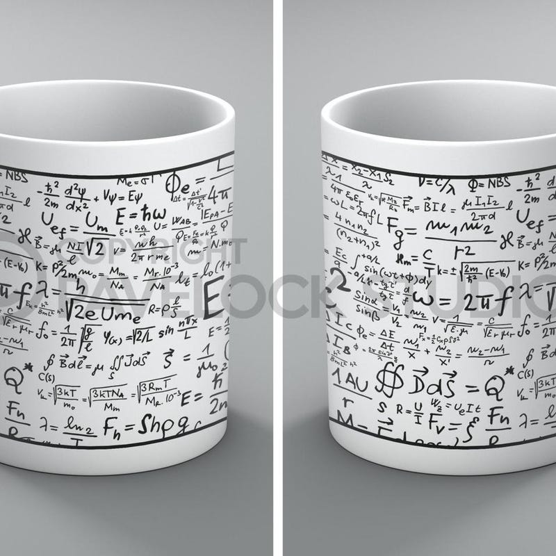 Math Mug - Etsy