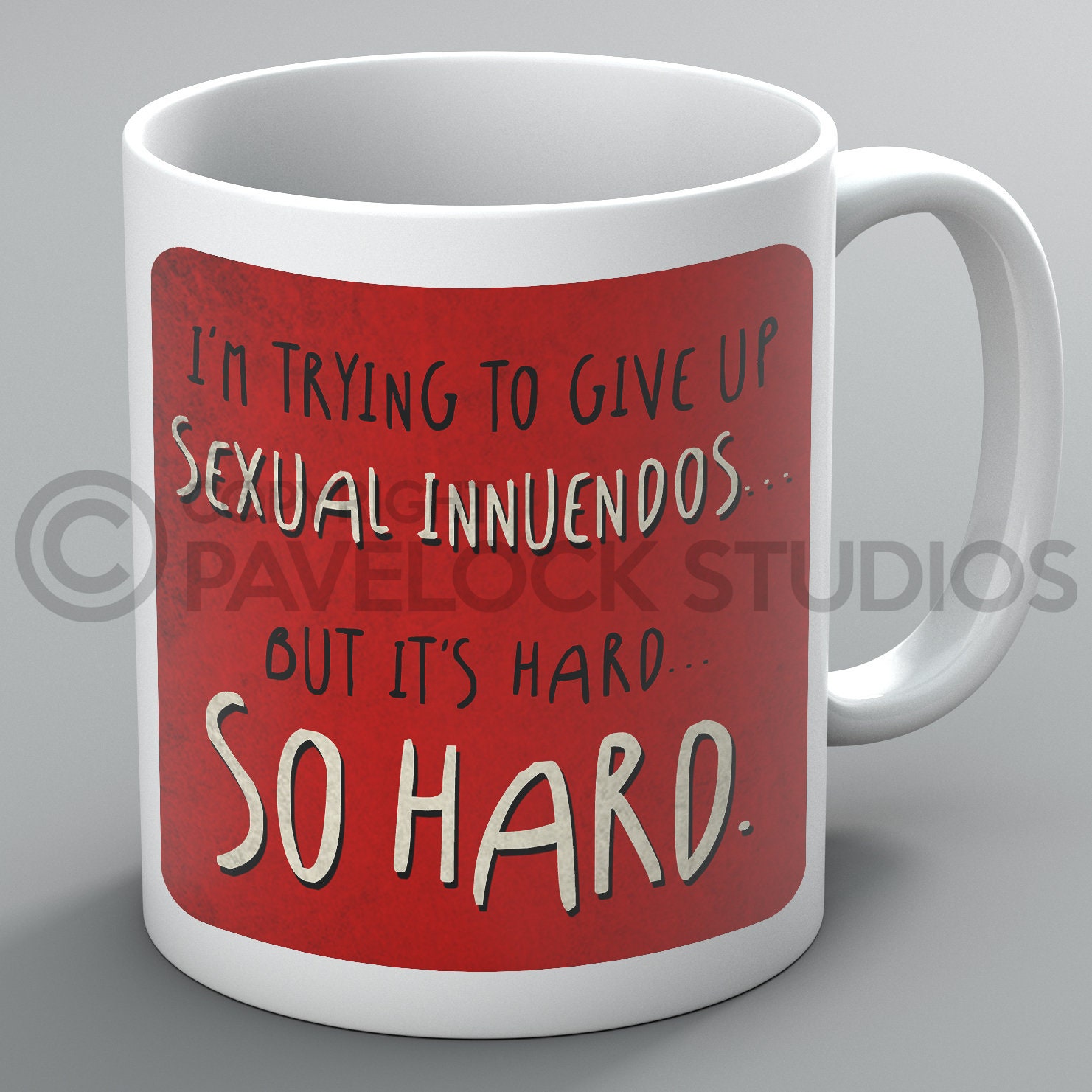 I'm Trying to Give up Sexual Innuendos Mug Mugs Innuendo - Etsy UK