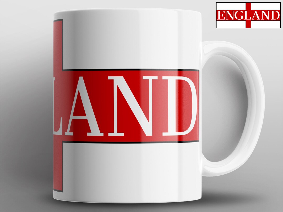 England Mug Mugs World Cup 2022 English Flag Flags St George's Cross ...