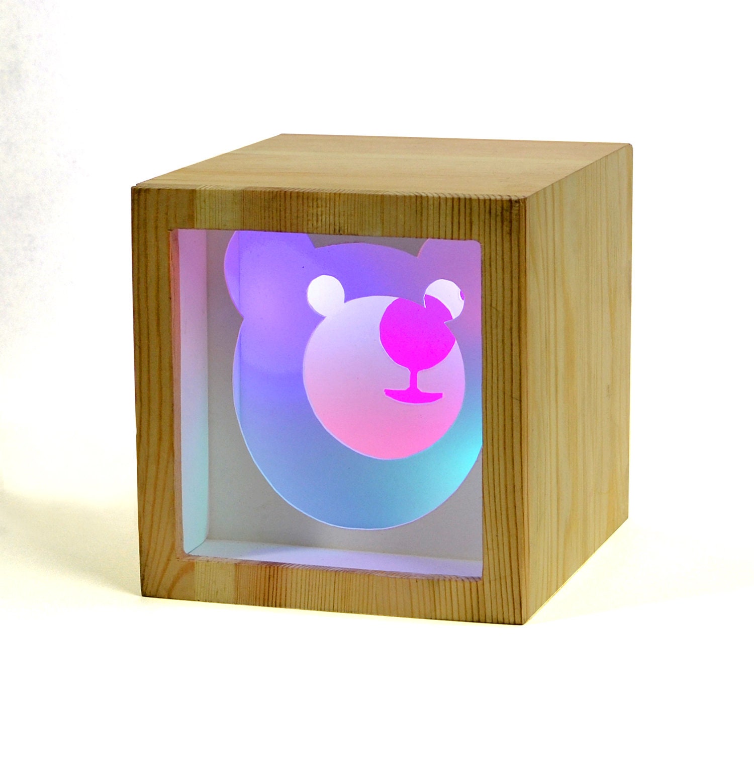 Animal Light Box and Nightlight for Children With Colorful Animated ...