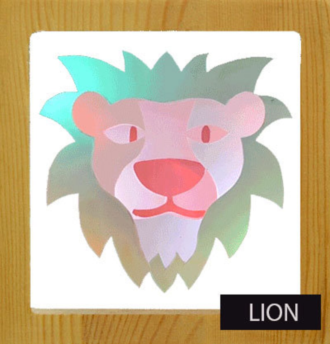 Animal Light Box and Nightlight for Children With Colorful Animated ...