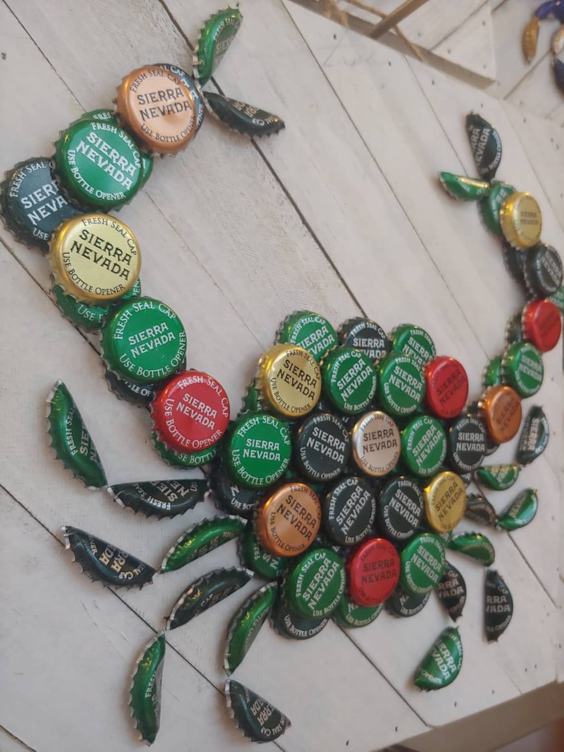 Sierra Nevada Craft Beer Bottle Cap Crab Wall Art - Etsy