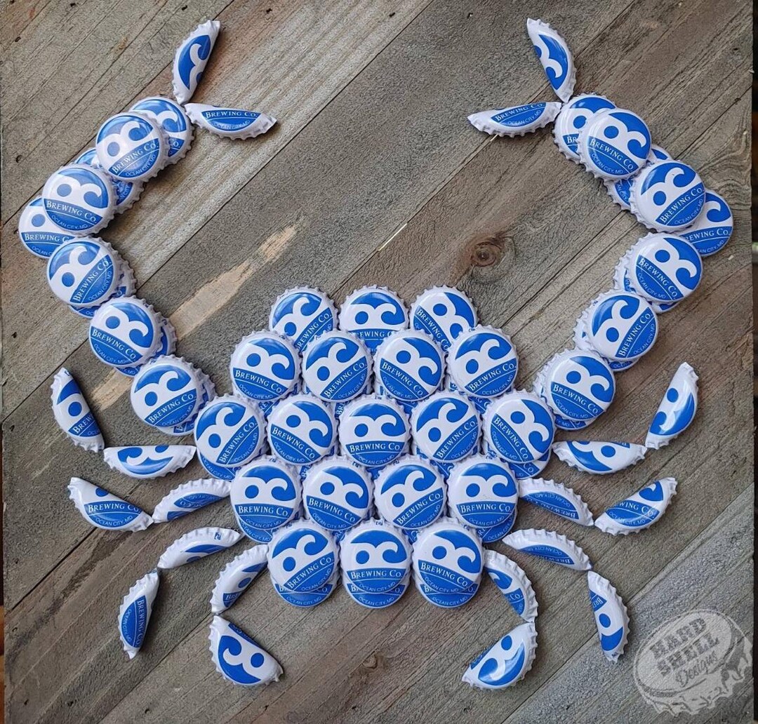 Vintage Ocean City Brewing Company Beer Bottle Cap Crab Maryland MD ...