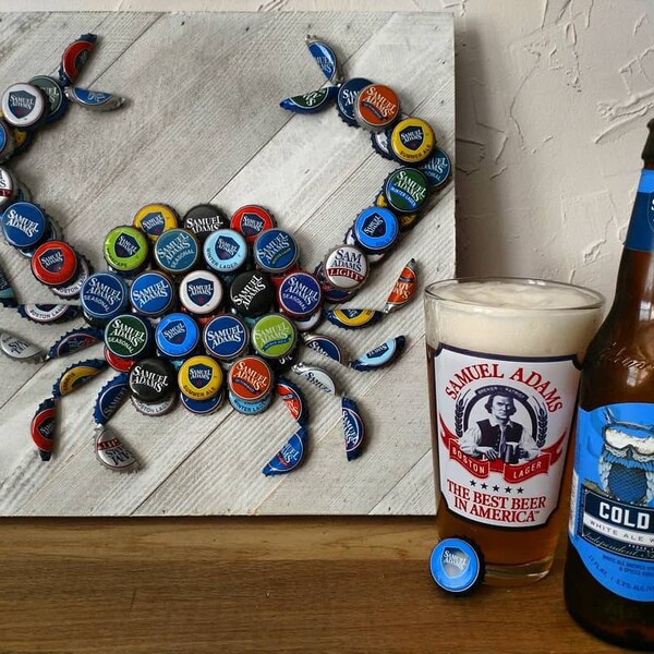 Beer Bottle Cap Art - Etsy