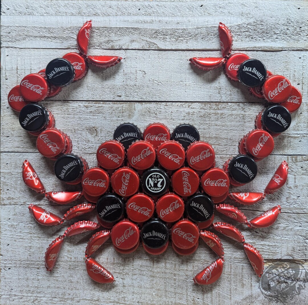 Jack & Coke Bottle Cap Crab Jack Daniels Coca-cola - Etsy