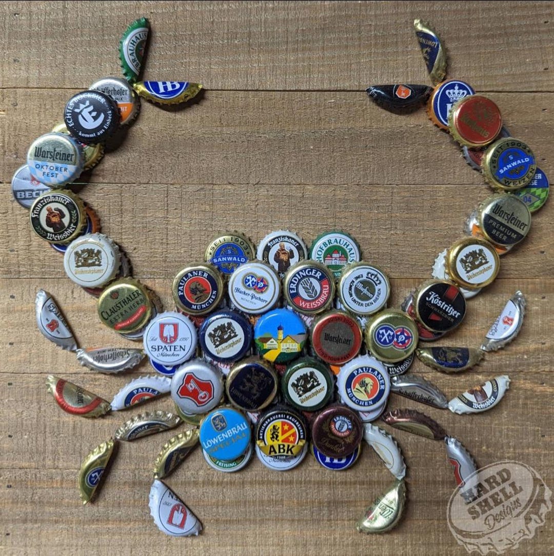 German Breweries Craft Beer Bottle Cap Crab - Etsy