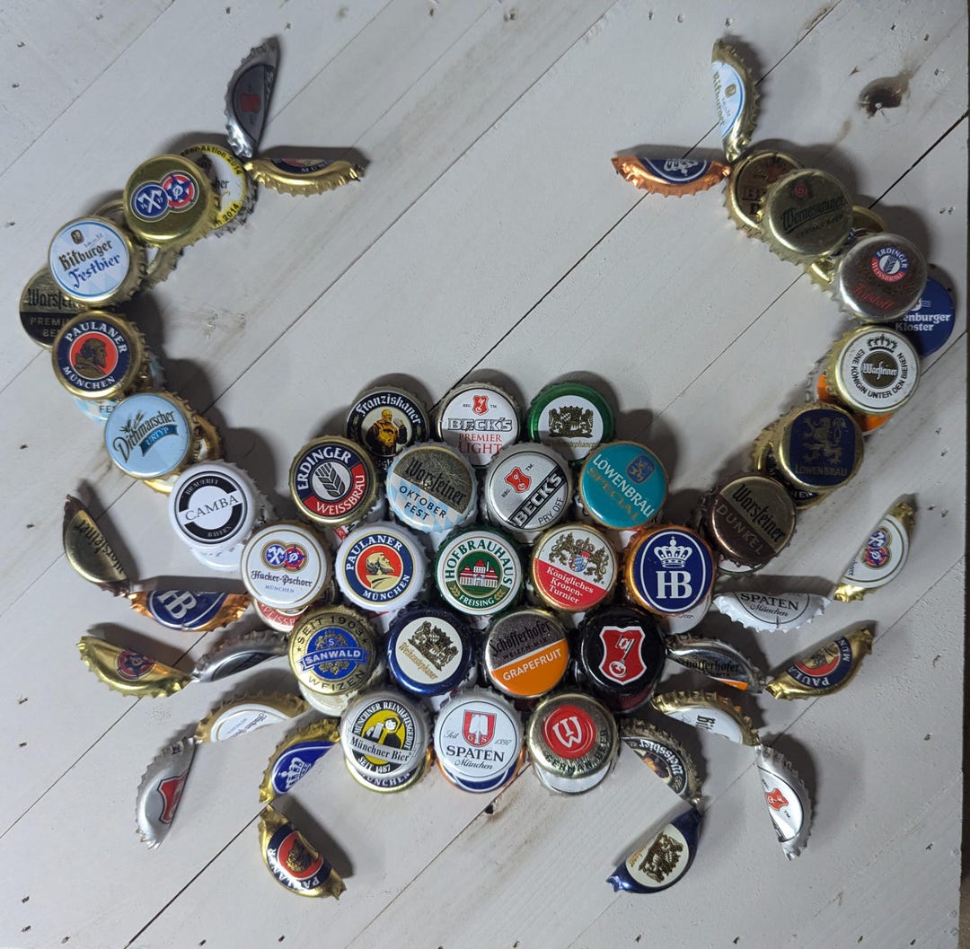 German Breweries Craft Beer Bottle Cap Crab - Etsy