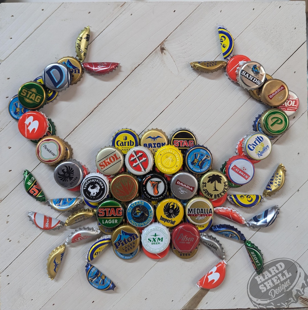 Caribbean Beer Bottle Cap Crab - Etsy
